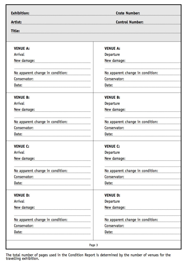 Collection Surveys and Condition Reporting | reCollections